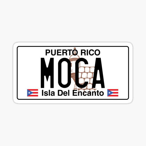 "PR Plate - Moca" Sticker by snxworld | Redbubble