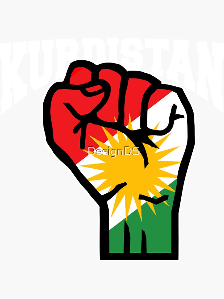 "Kurdistan pride" Sticker by DesignDS | Redbubble