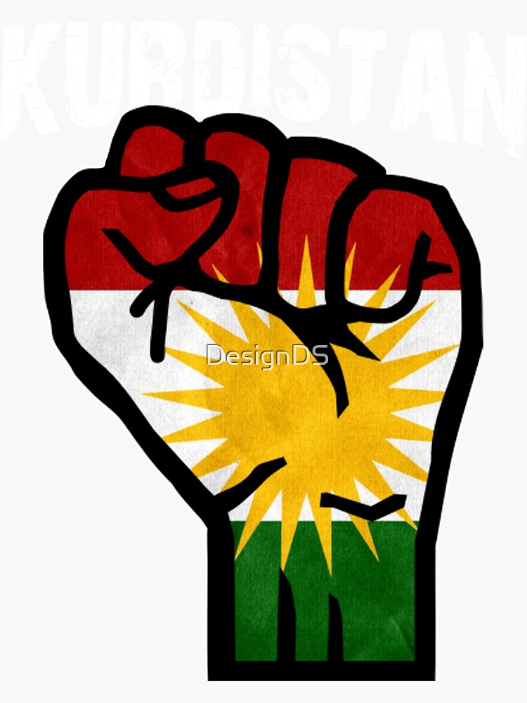 "Kurdistan pride" Sticker by DesignDS | Redbubble