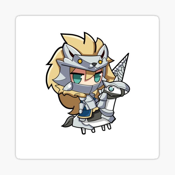 "Chibi Lancer Artoria" Sticker by Nezda | Redbubble