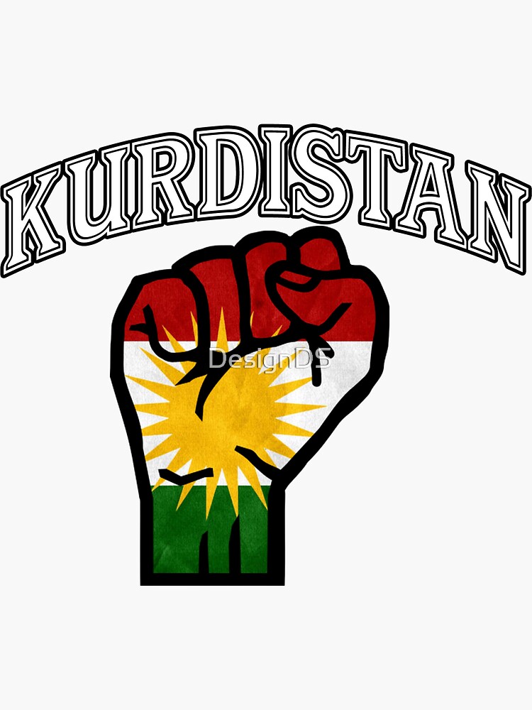 "Kurdistan pride" Sticker by DesignDS | Redbubble