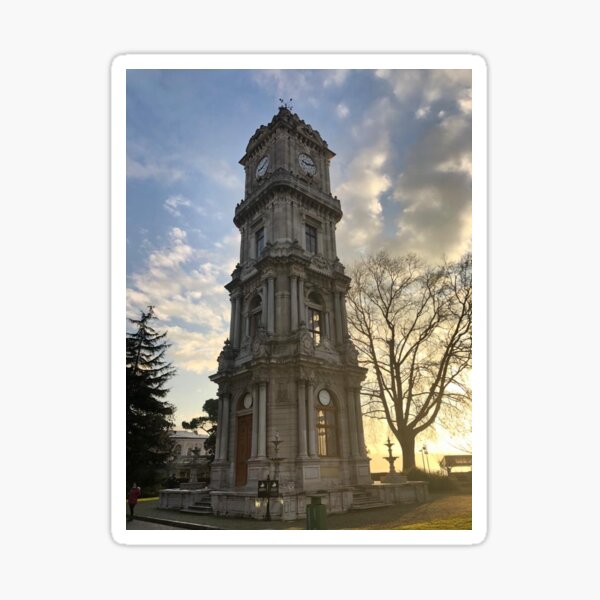 "Clock tower" Sticker for Sale by Karizi | Redbubble
