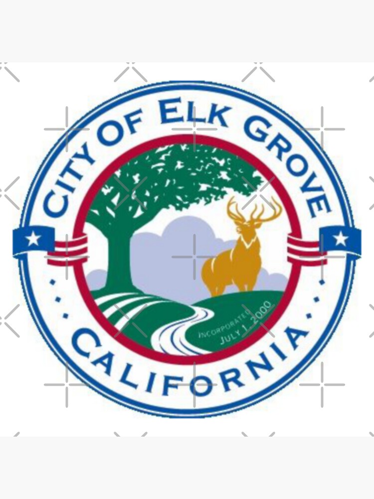 "Flag of Elk Grove, California USA" Sticker by mo91 | Redbubble