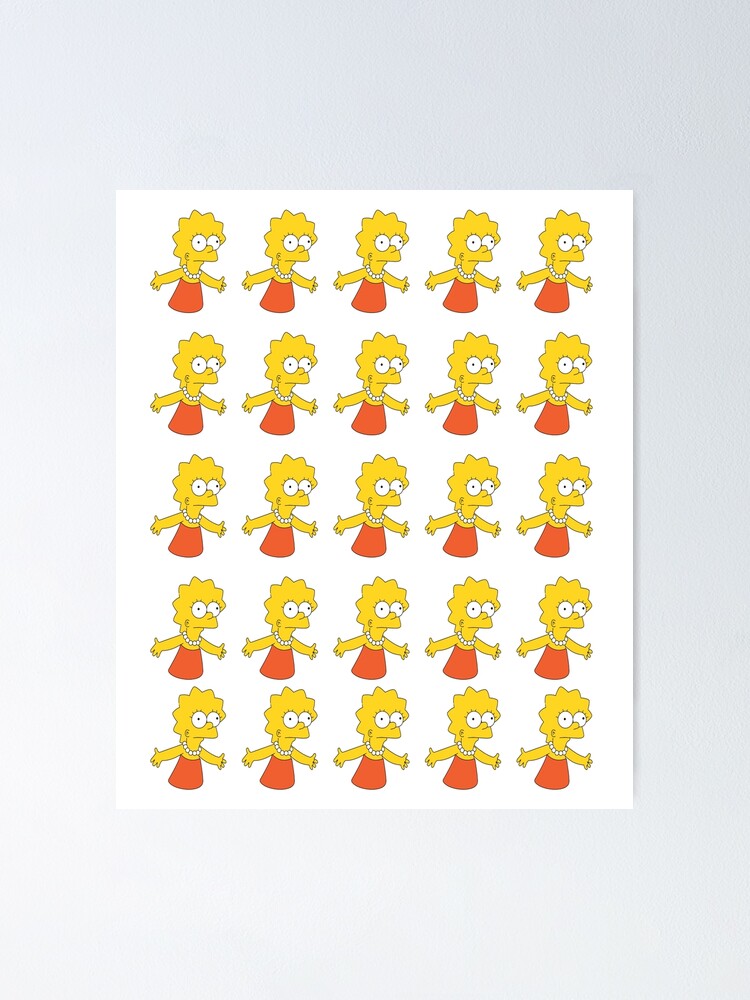 "lisa " wanna fight " meme crying pack lisa bundle" Poster for Sale by ...