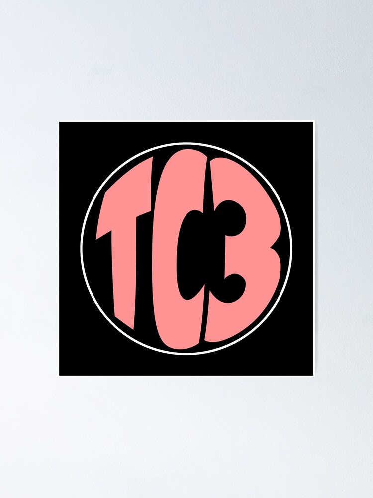"TC3 Pink Logo" Poster for Sale by tc3music | Redbubble