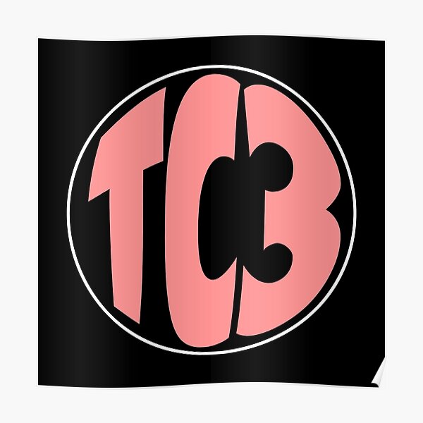 "TC3 Pink Logo" Poster for Sale by tc3music | Redbubble