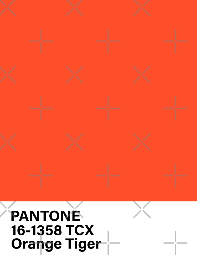 "PANTONE 16-1358 TCX Orange Tiger, orange color" T-shirt by princessmi ...