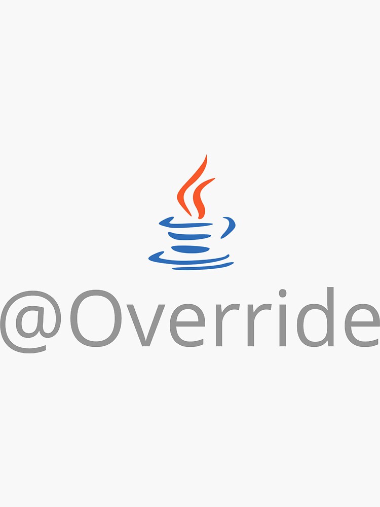 "@Override" Sticker by VIT0P | Redbubble
