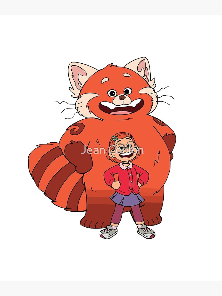 "Turning Red - miriam turning red - Happy Panda" Poster by atfiokhalid9 ...