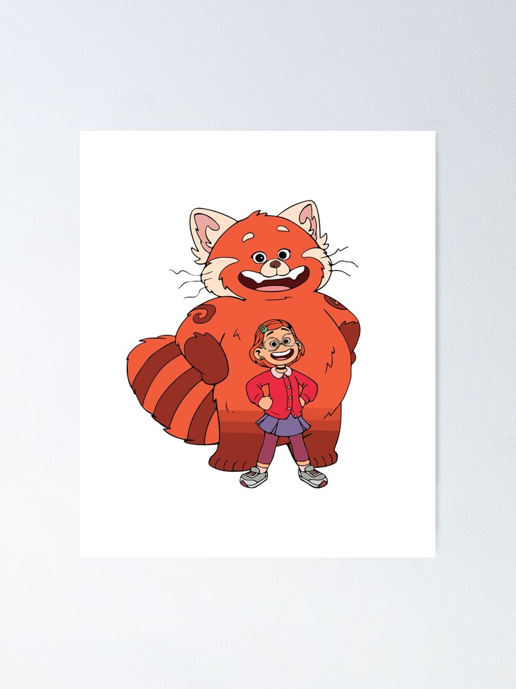 "Turning Red - miriam turning red - Happy Panda" Poster by atfiokhalid9 ...