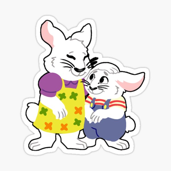 "Max and ruby " Sticker by dragon22551 | Redbubble