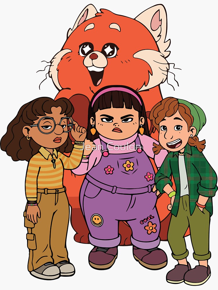 "Turning Red - miriam turning red - Happy Panda" Sticker by ...