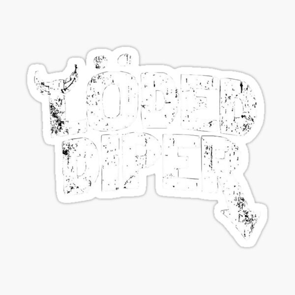 "Loded diper Classic" Sticker by mauricioholdawa | Redbubble