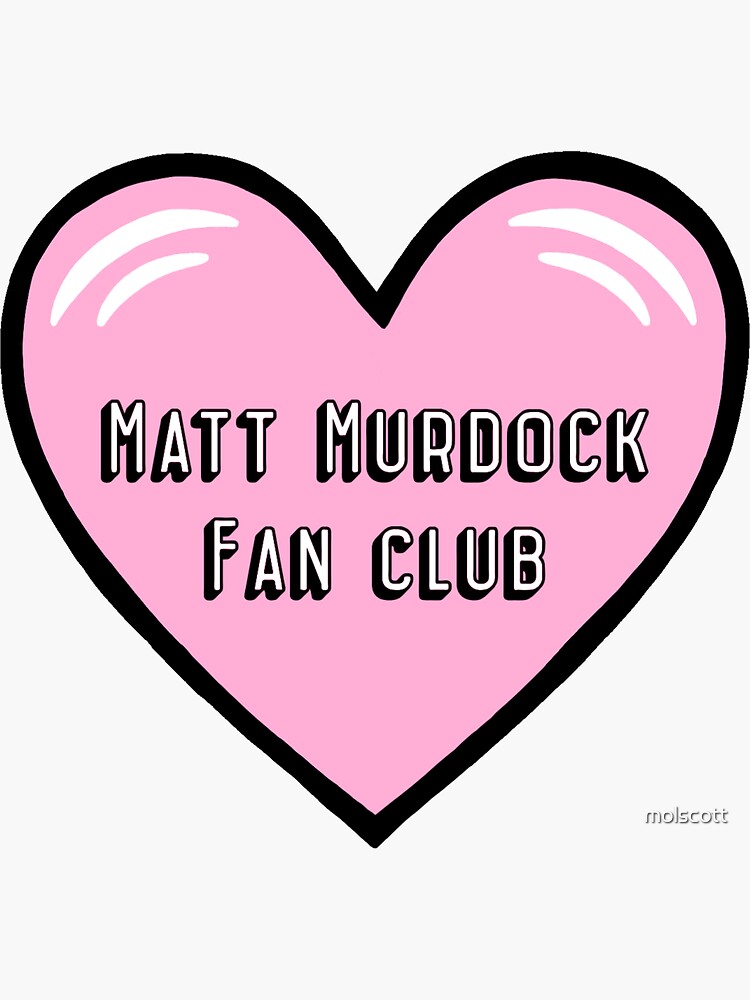 "fan club" Sticker by molscott | Redbubble