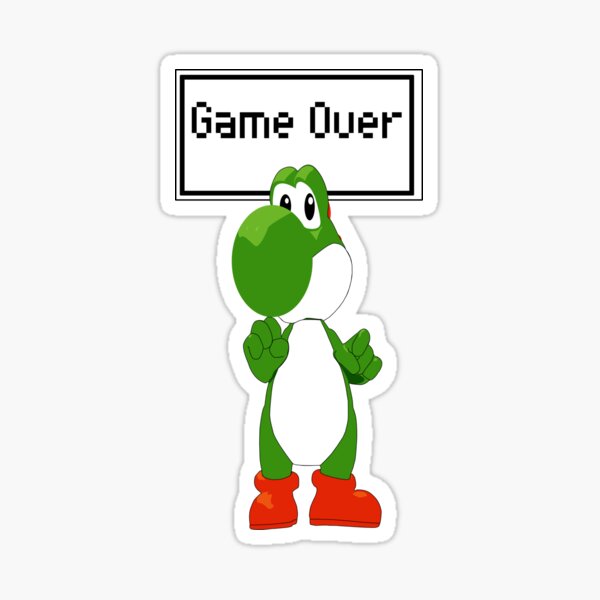 "Game Over Arcade" Sticker by NVsvun | Redbubble