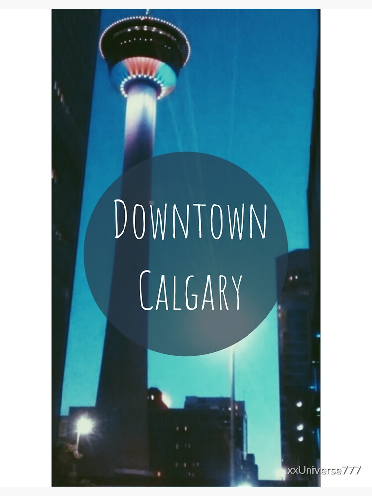 "Metropolis Scenery Of The Calgary Tower " Sticker for Sale by ...