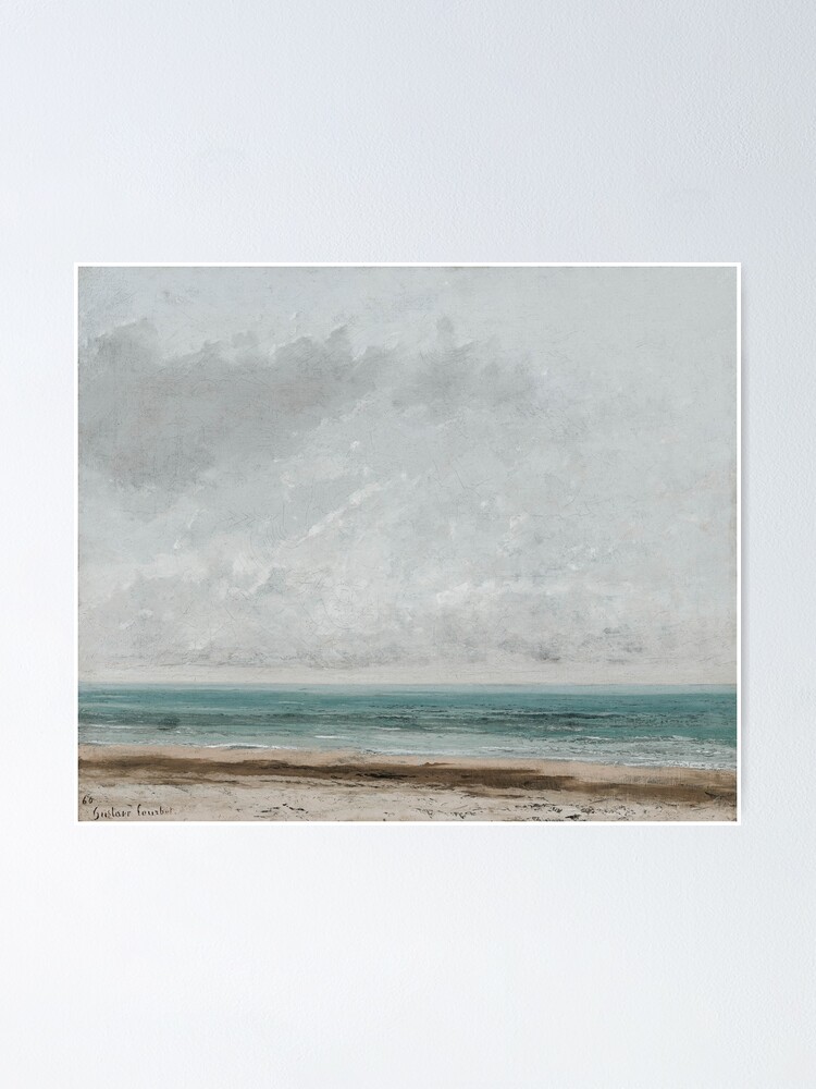 "Vintage Muted Beach scene Painting" Poster for Sale by apopofbeauty ...