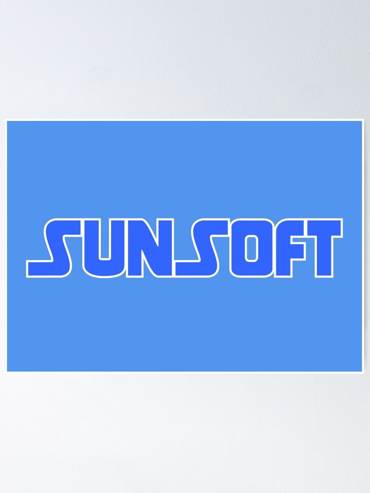 "Sunsoft (サンソフト) Logo" Poster for Sale by RubenCRM | Redbubble