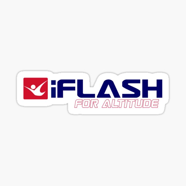 "Iflash for Altitude Skydiving logo" Sticker for Sale by ChuteMe ...