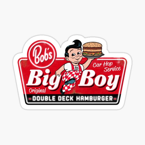 "BOB'S BIG BOY" Sticker by Minannote | Redbubble