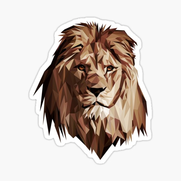 "Lion king" Sticker by jerapahart | Redbubble