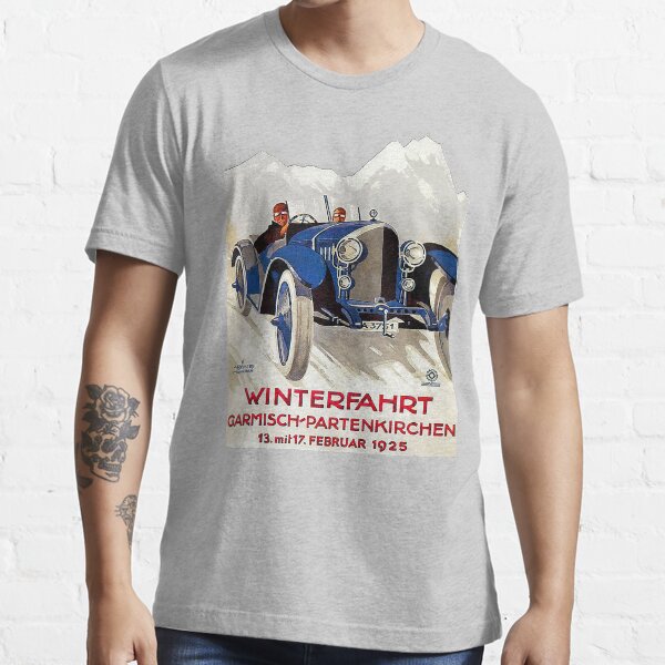 "Winter Tour of Garmisch Partenkirchen, 1925" T-shirt for Sale by ...