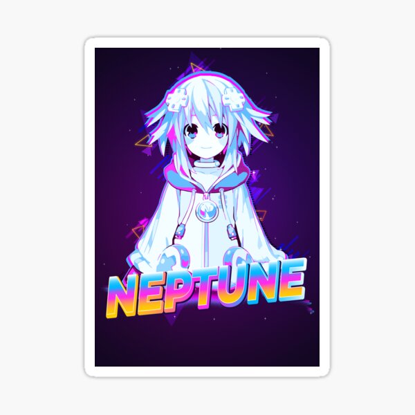 "Neptune | Hyperdimension Neptunia" Sticker for Sale by PurpleStudio6 ...