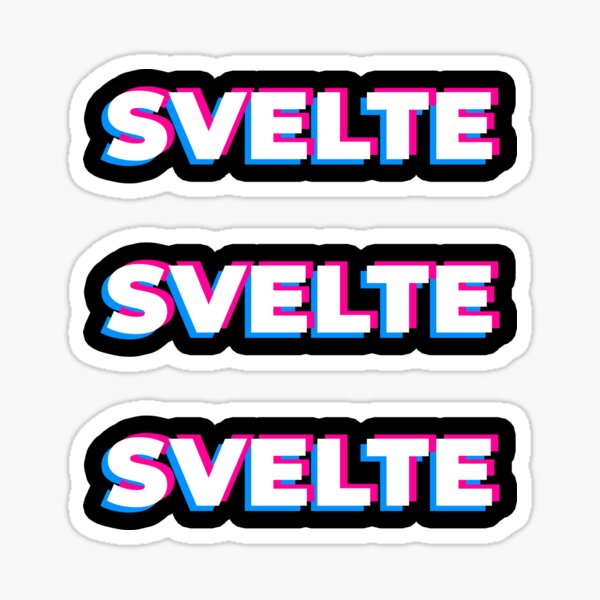 Svelte Programming Language Funny Programmer Sticker By Lagginmatrix Redbubble 1520