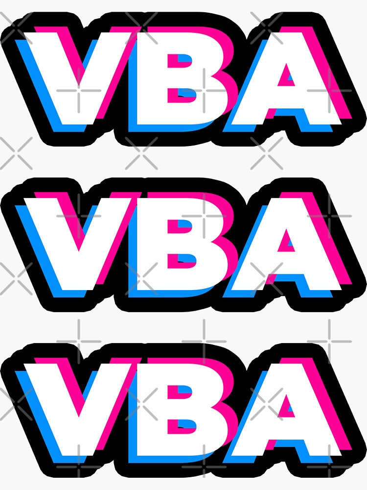 Vba Programming Language Funny Programmer Sticker By Lagginmatrix Redbubble