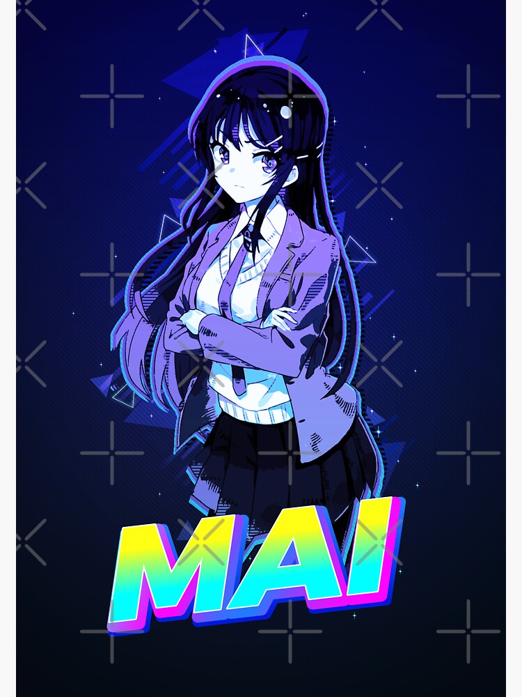 "Mai | Bunny Girl" Sticker by WaifuFury | Redbubble