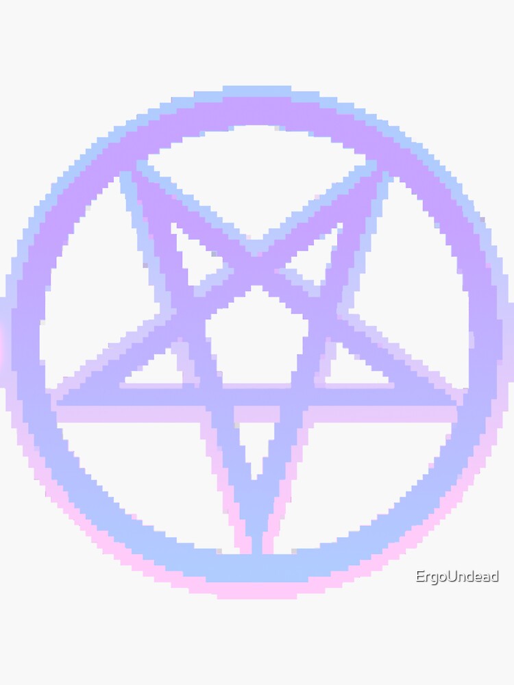 "Pixelgram Pastel" Sticker by ErgoUndead | Redbubble
