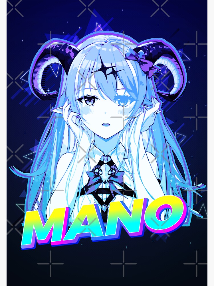 "Mano Aloe | Hololive Vtuber" Sticker by WaifuFury | Redbubble