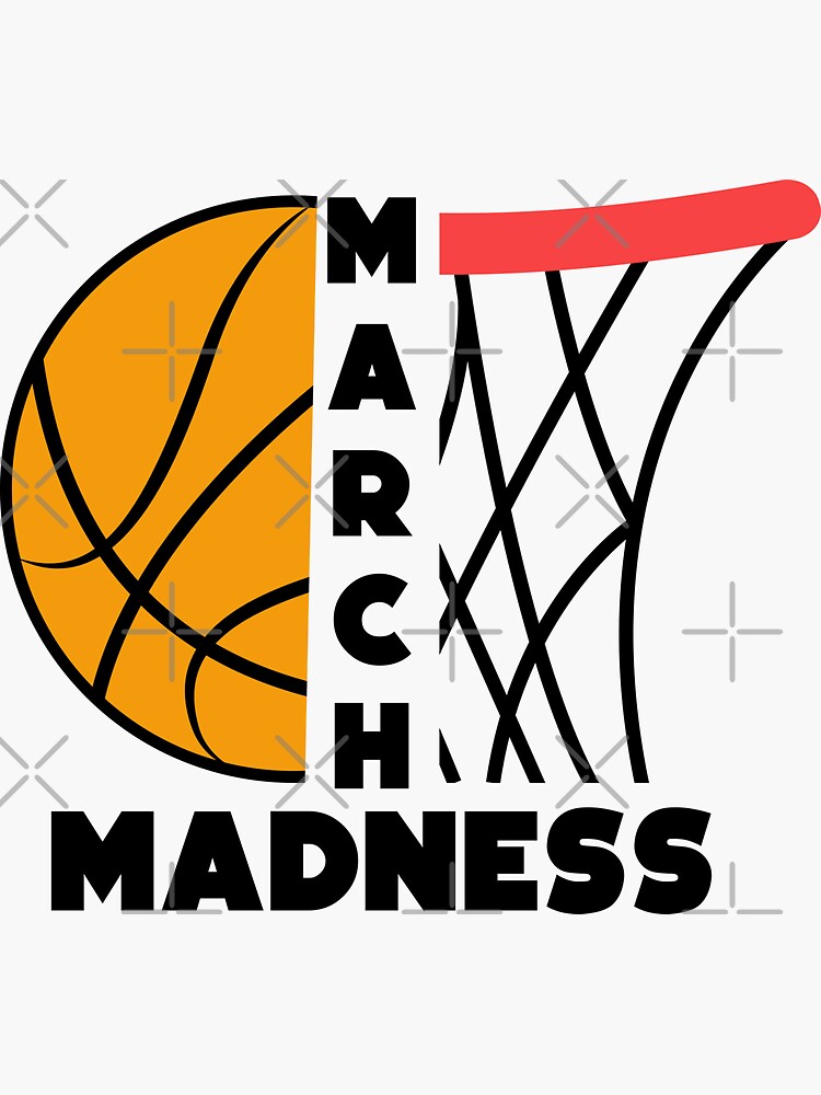 "March Madness" Sticker for Sale by Okey720 | Redbubble