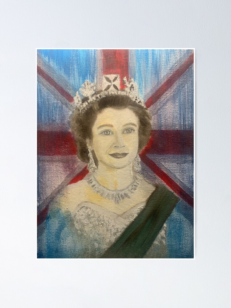 "Queen Elizabeth " Poster for Sale by seymourart | Redbubble