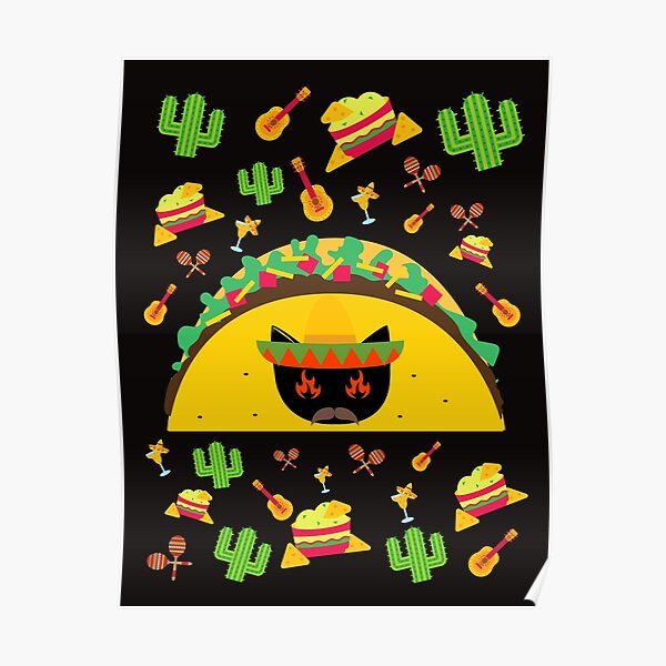 "El Catto" Poster by LCWinters | Redbubble