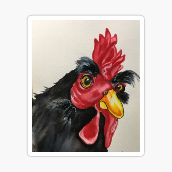 "Old Chook" Sticker by pohlma | Redbubble