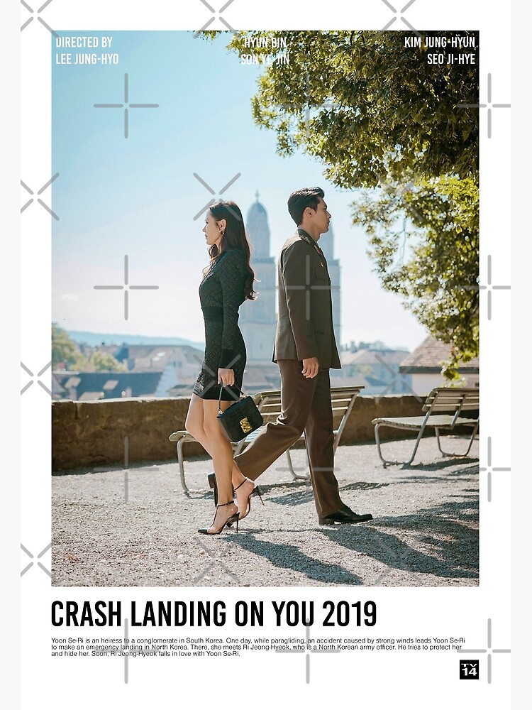 "Crash Landing on You (2019-2020) | minimalist poster" Poster by ...