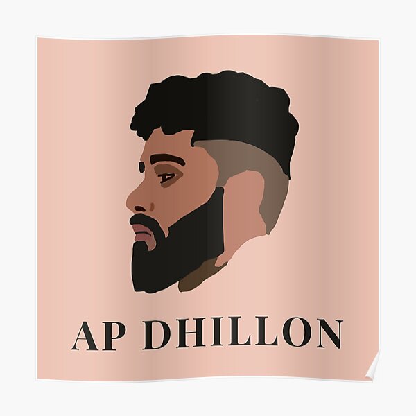 "AP Dhillon | Ap Dhillon punjabi singer | punjab" Poster for Sale by ...