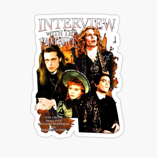 "Interview With The Vampire " Sticker for Sale by puddingcake | Redbubble