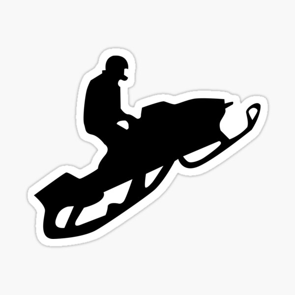 Snowmobile Stickers | Redbubble