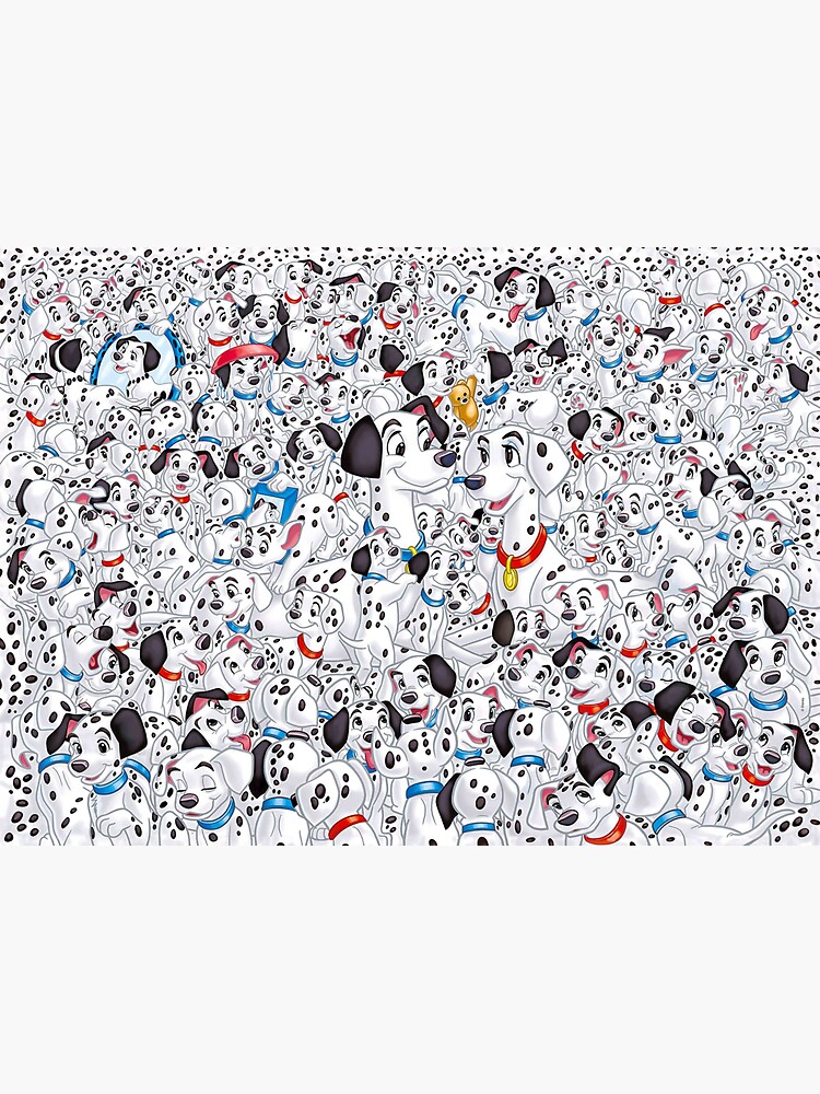 "Cute Dog 101 Dalmatians" Sticker by zonacustom | Redbubble