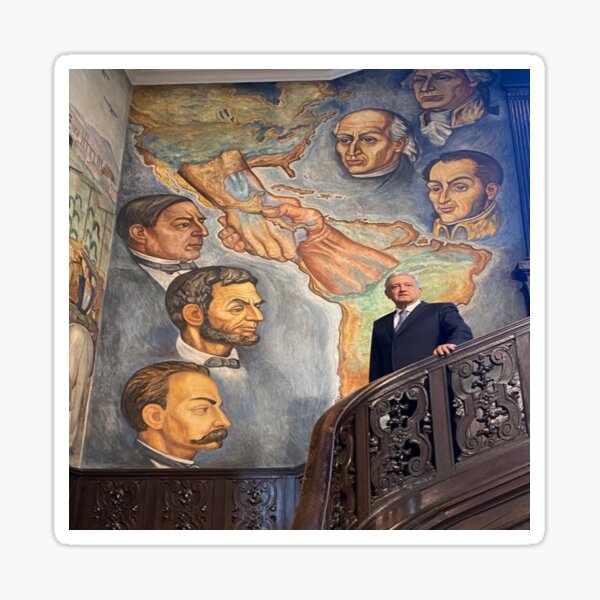 "Amlo Presidente" Sticker by Designsbykids | Redbubble