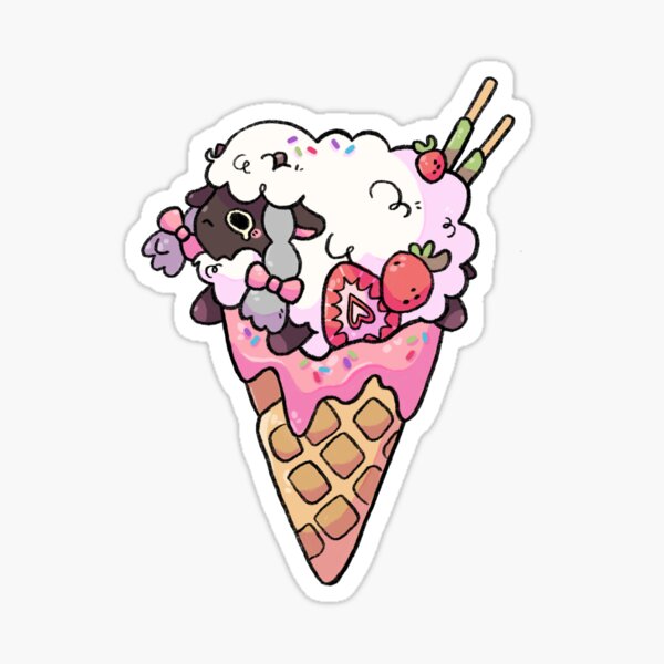 "wooloo cone 2" Sticker by sugamintstudios | Redbubble