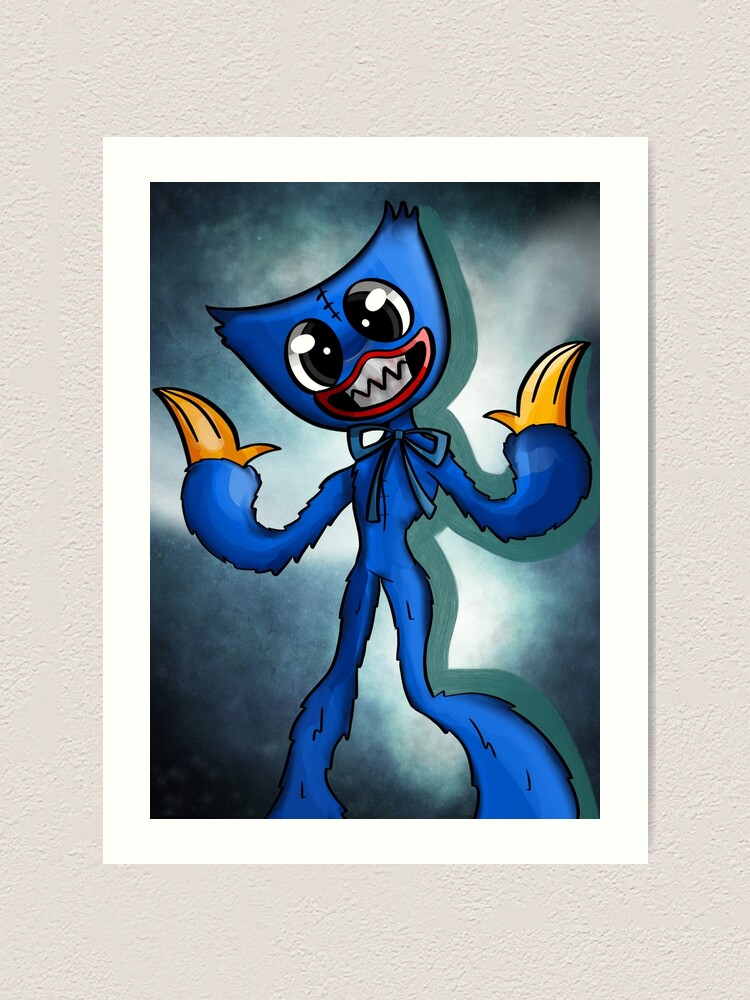 "Huggy Wuggy Poppy Playtime FNF" Art Print for Sale by ToffeeNutStudio ...
