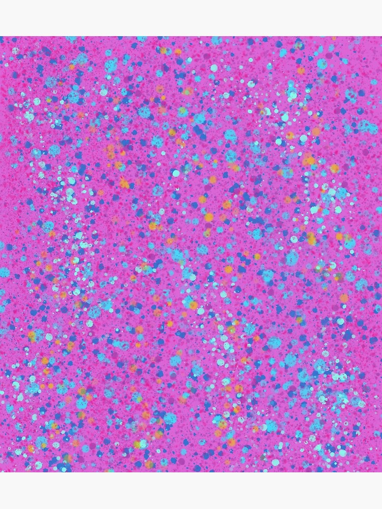 "Candy Pink Paint Splatter" Poster by alfandmisch | Redbubble