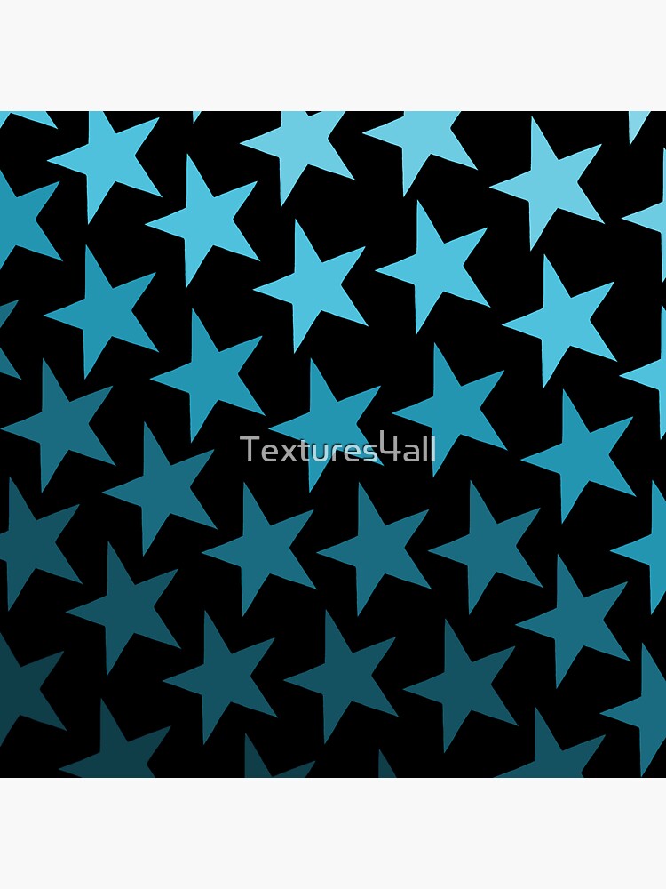 "Turquoise stars" Sticker for Sale by Textures4all | Redbubble