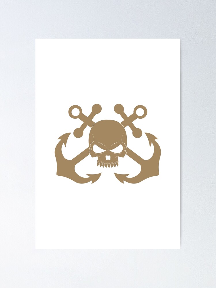 "Anchor Pirate" Poster for Sale by lerdoberdo | Redbubble