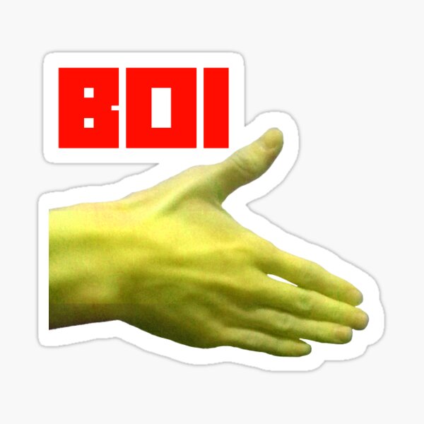 Boi Meme Sticker By Toonicclothes Redbubble