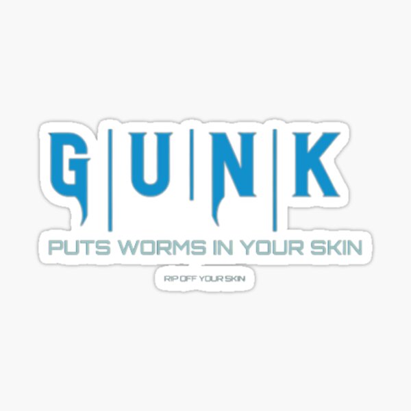 "bigger gunk" Sticker for Sale by pstein7999 | Redbubble