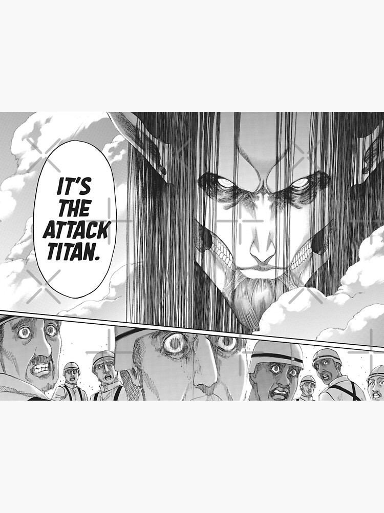 "Eren Its The Attack Titan Iconic Manga Panel Attack On Titan Shingeki ...